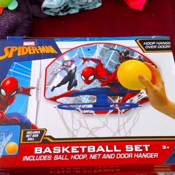 Marvel | Toys | Spiderman Basketball Set | Poshmark